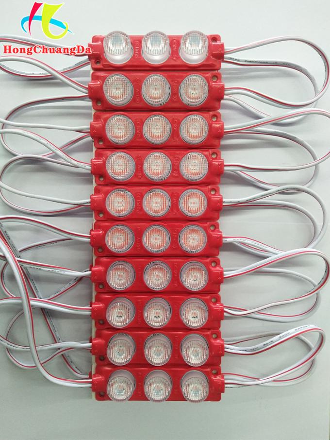 12V 3W 3 LED Strip Module 280LM 70*20mm 10000K-13000K IP65 Waterproof